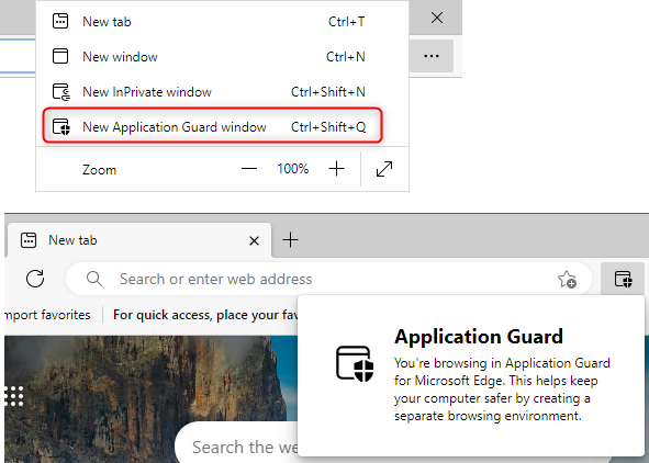 Introduction to Microsoft Edge's Application Guard